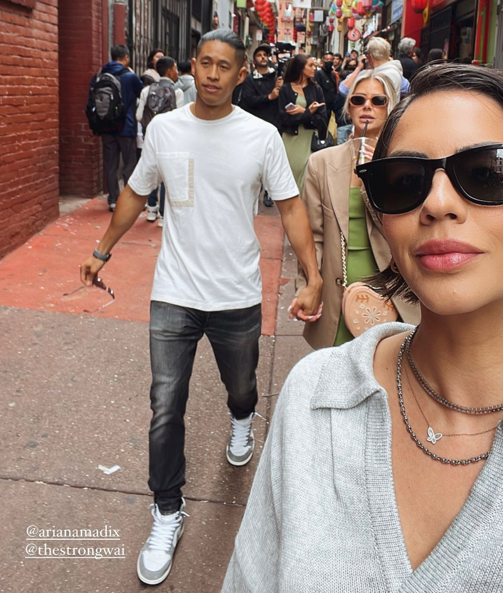 Medium Two Tone Diamond Butterfly Pendant – Nicole Rose Jewelry ...