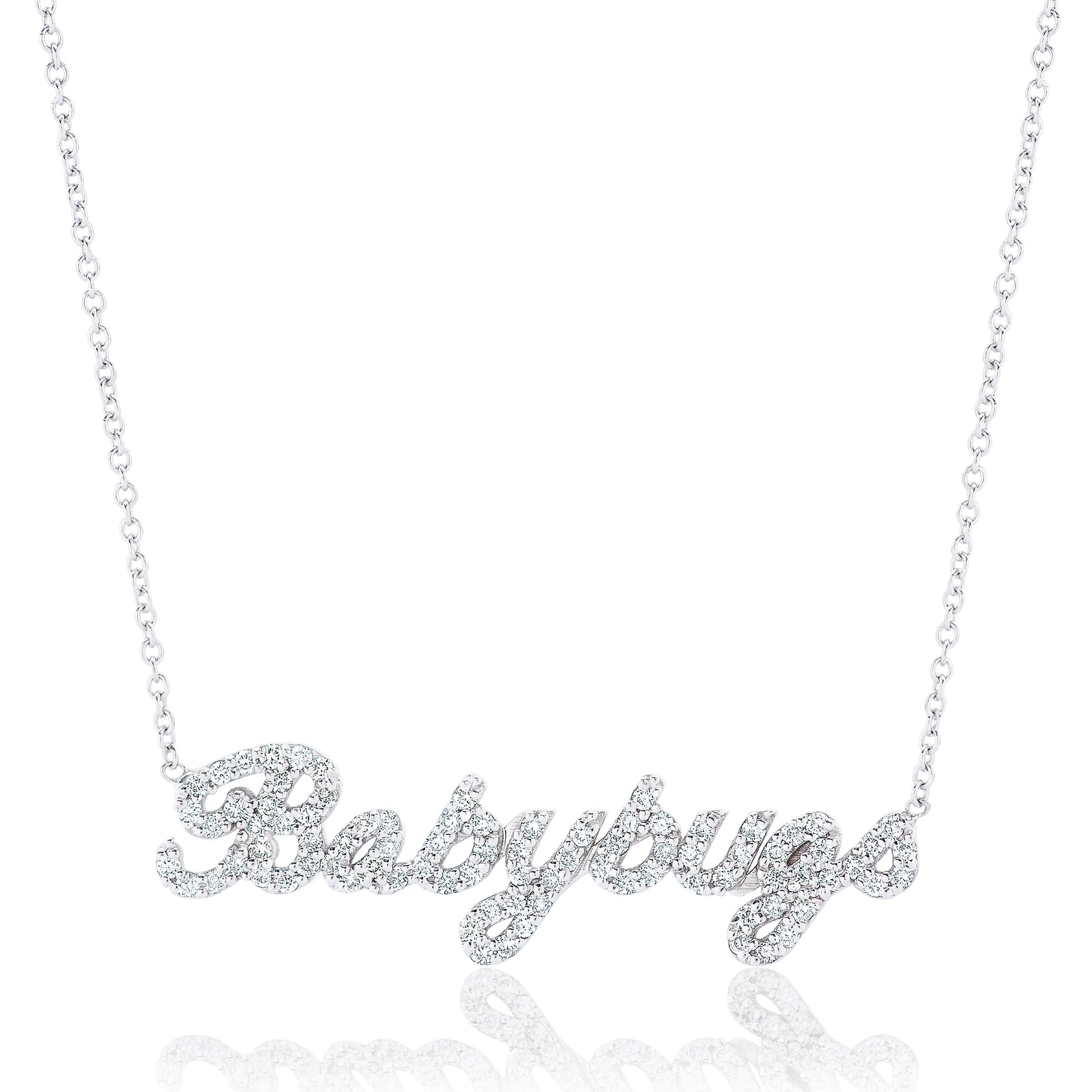 Diamond Name Necklace – Nicole Rose Fine Jewelry