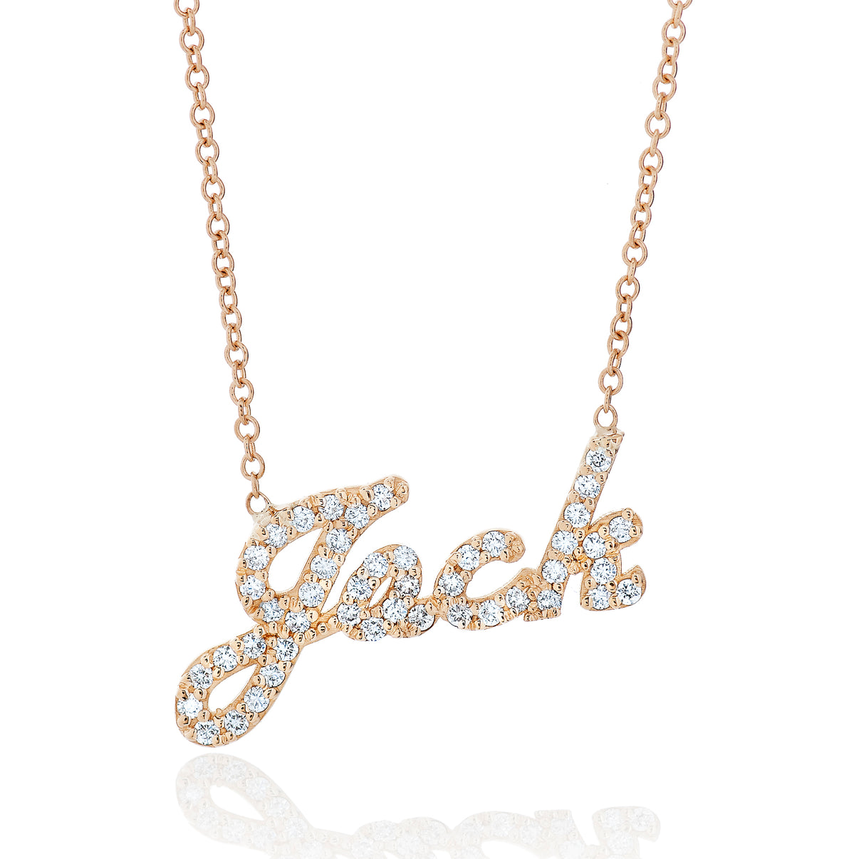 Diamond Name Necklace – Nicole Rose Fine Jewelry
