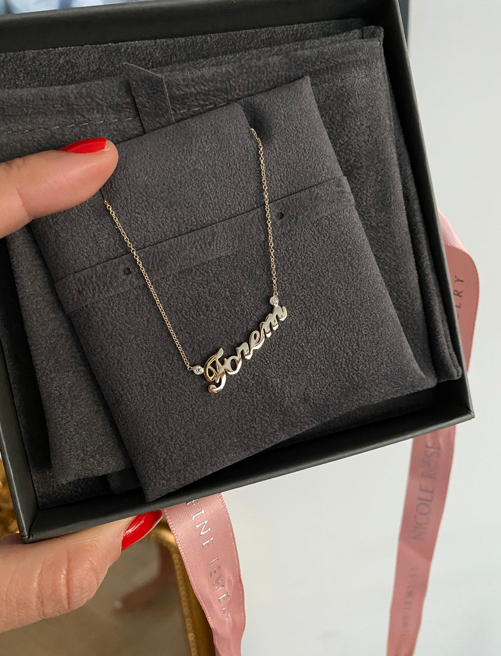 Name Necklace – Nicole Rose Fine Jewelry