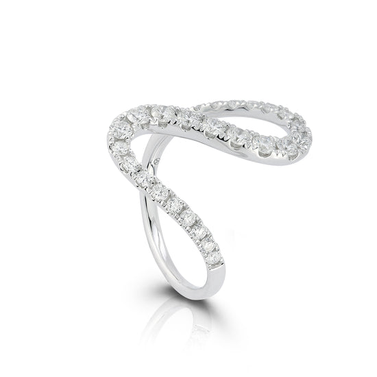 Diamond Wave Ring – Nicole Rose Fine Jewelry