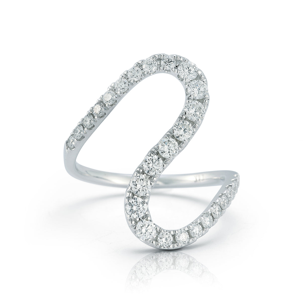 Diamond Wave Ring – Nicole Rose Fine Jewelry